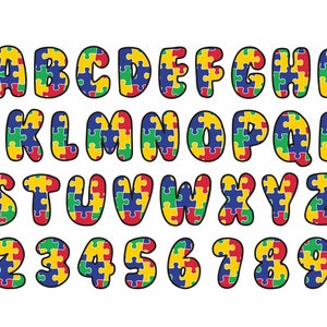 Autism Font, Autism Svg, Puzzle Svg, Be Kind Design, Kindness Png ...