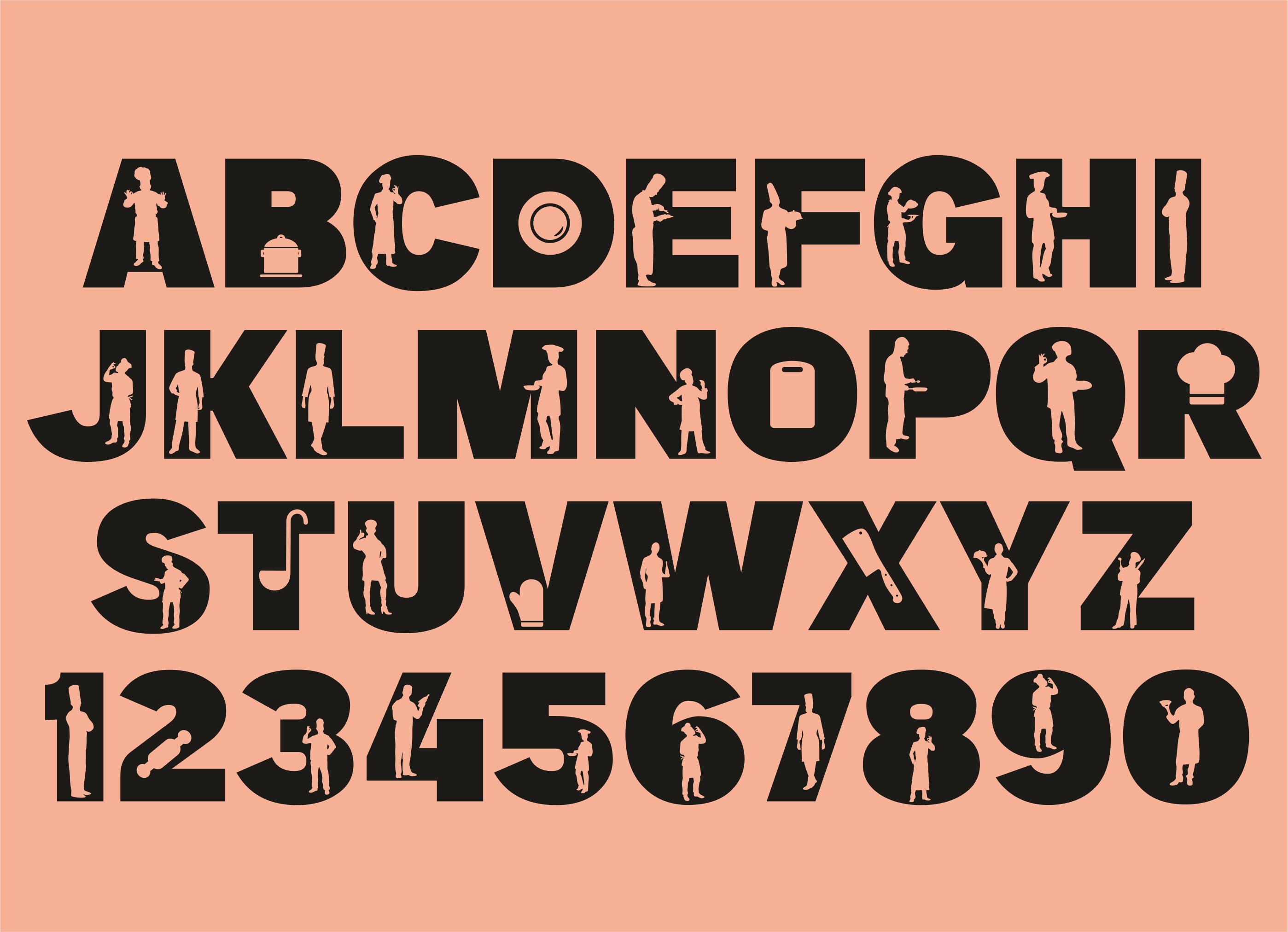 Chef Svg Chef Font Cooking Chef Svg Cooking Svg Baking - Etsy Hong Kong