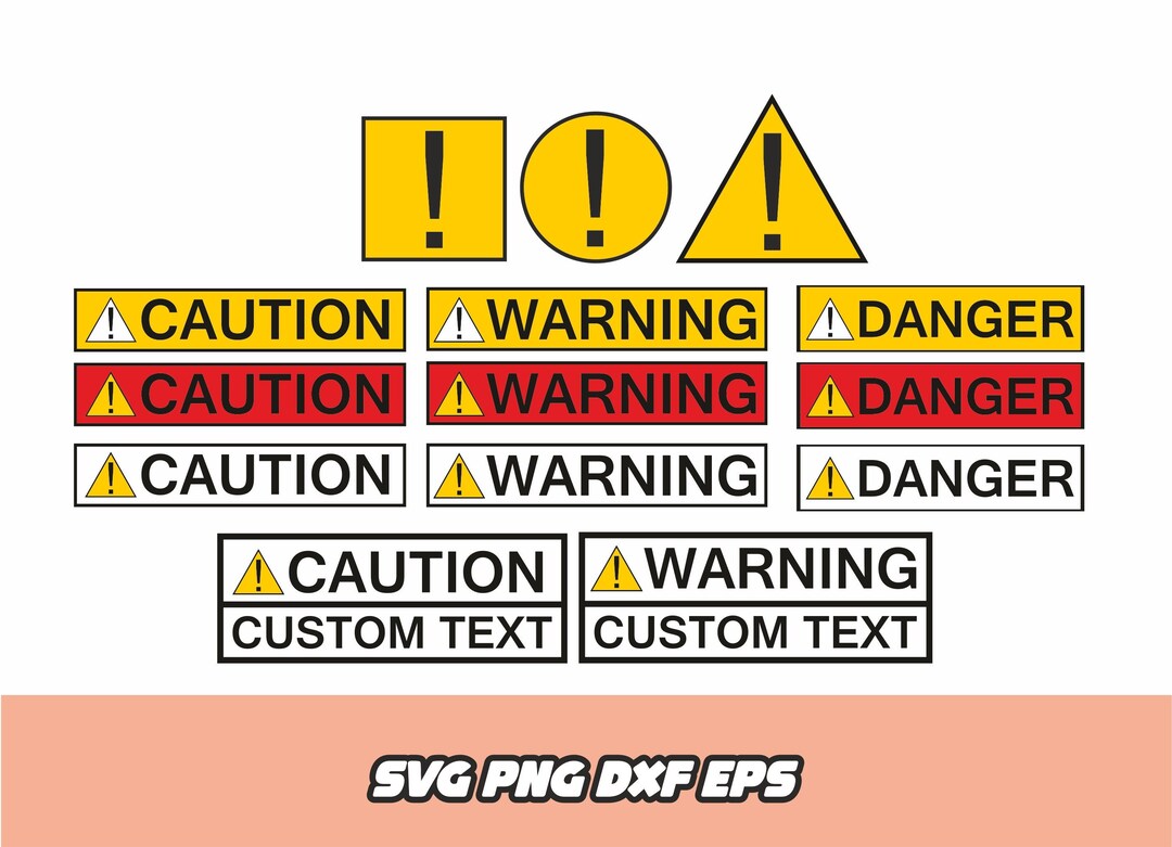 Danger Svg, Danger Sign, Warning Svg, Warning Sign, Caution Svg ...