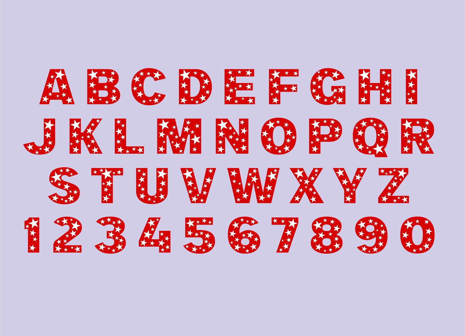 Stars Font Svg, Stars Alphabet, Stars Svg, Sparkle Svg, Nursery Decor ...