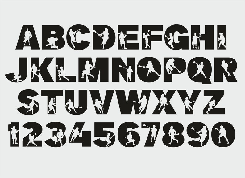 Lacrosse svg lacrosse font lacrosse mom svg sport font - Etsy España
