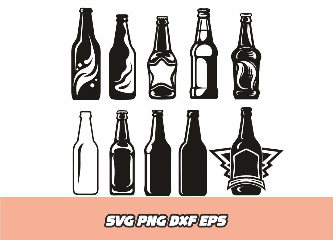 Cerveza svg, Botella de cerveza svg, Alcohol svg, Imágenes prediseñadas ...