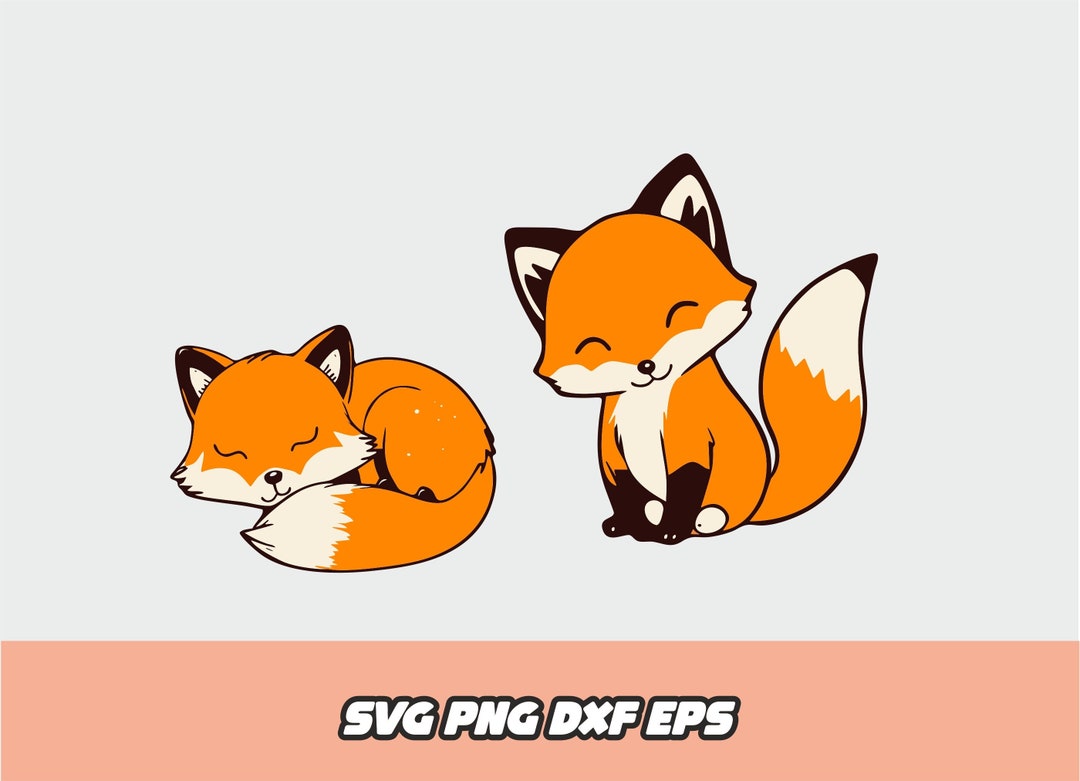 Cute Fox Svg Nursery Foxy Svg Little Fox Svg Cartoon Fox - Etsy