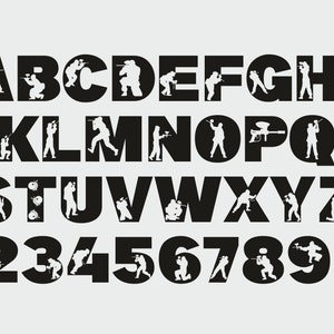 Paintball Svg, Paintball Sport Font, Airsoft Svg, Airsoft Sport Font - Etsy