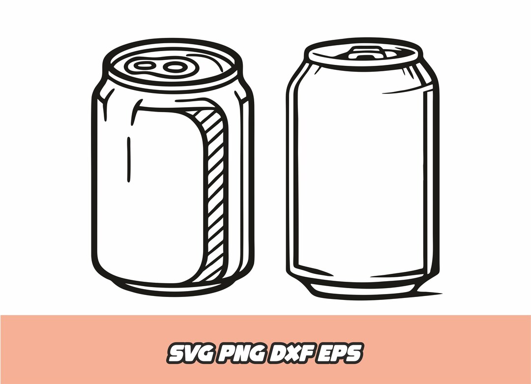 Beer Can Svg, Beer Svg, Beer Bottle Silhouette, Drinking Clipart - Etsy