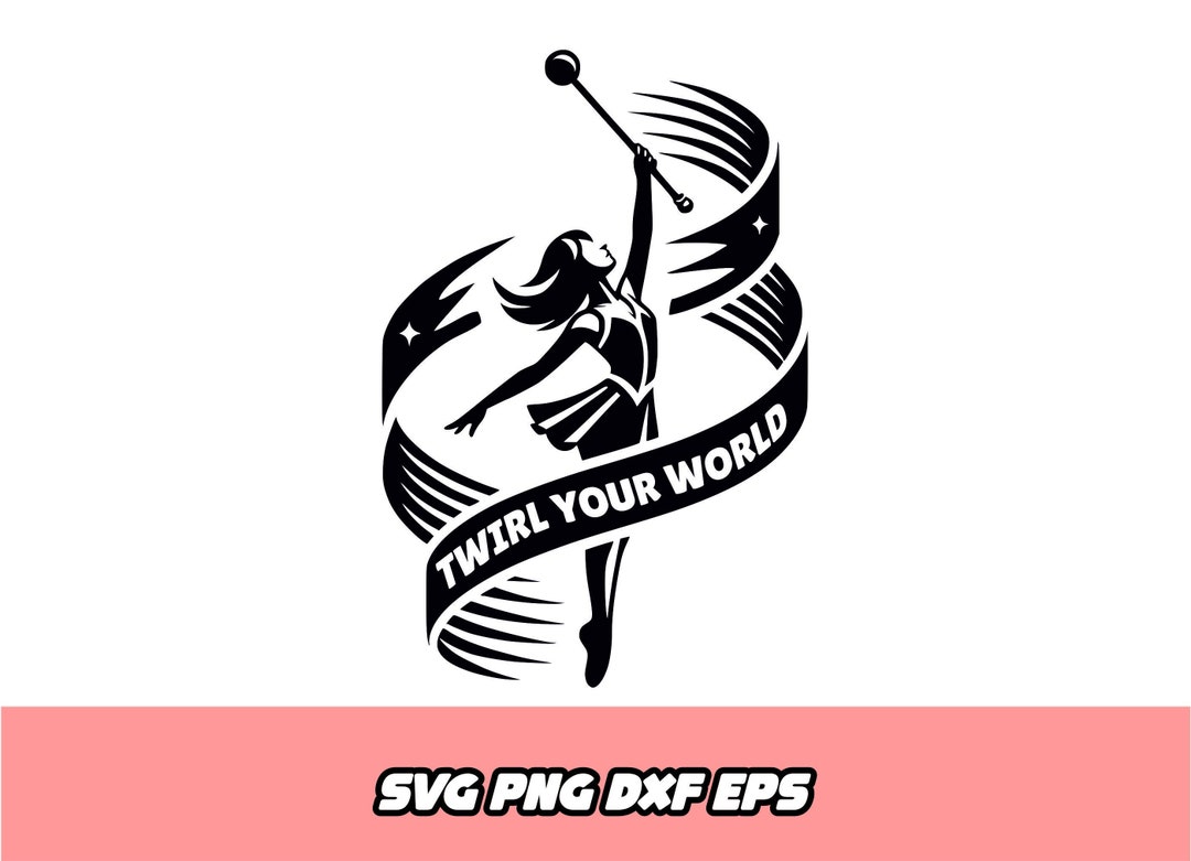 Baton Twirling Svg, Twirl Svg, Dance Clipart, Twirling Png - Etsy