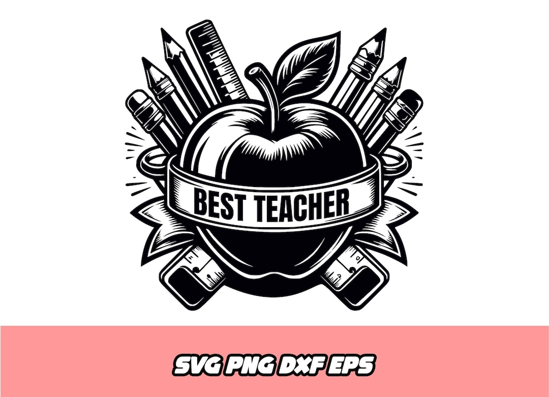 Teacher Svg Design, School Teaching Png Clipart, Educational Cut File ...
