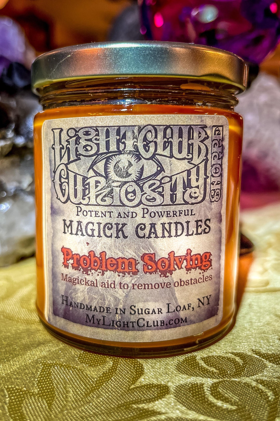 Problem Solving Spell Candle to Remove Drama & Negative Obstacles - Etsy