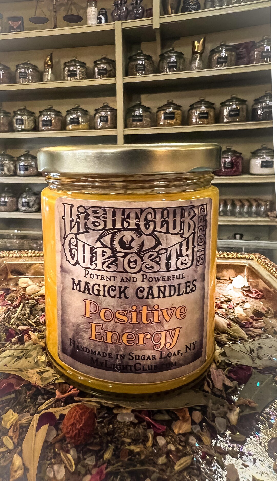Positive Energy Spell Candle for Goodness & Light - Etsy