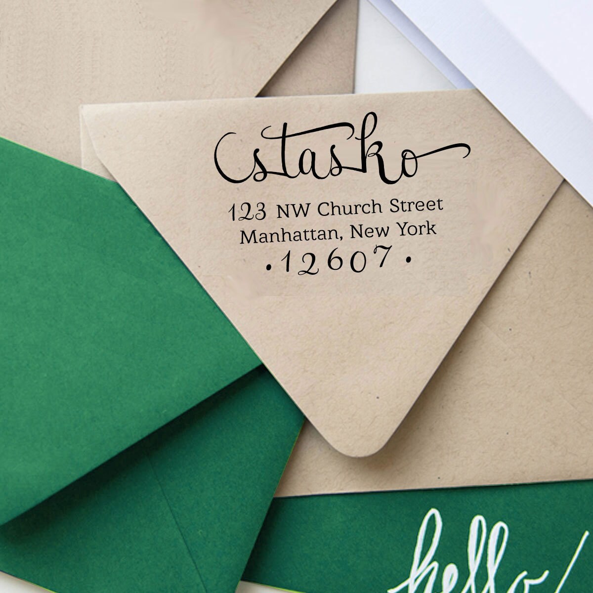 Self Inking Address Stamp Custom Return Address Stamp | Etsy