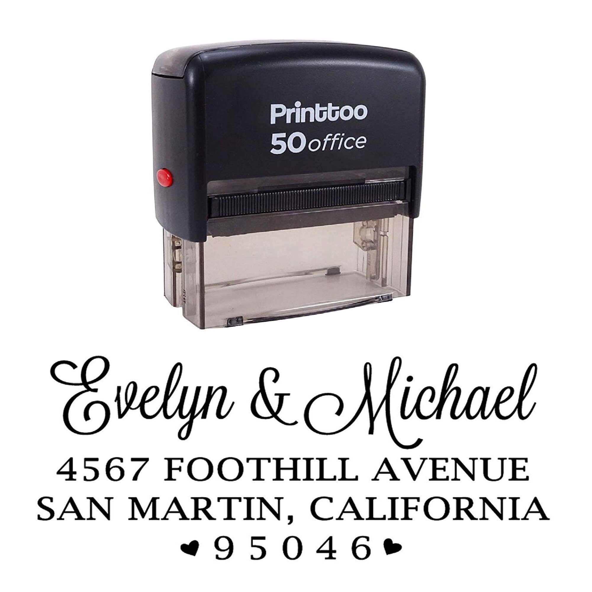 Return Address Rubber Stamp Self Inking Rubber Stamp | Etsy