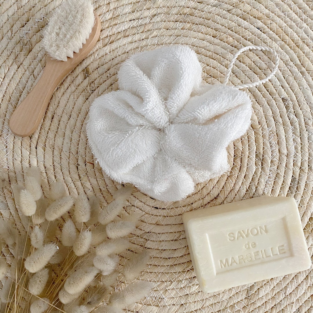 Baby Shower Flower in Unbleached Bamboo Sponge - Etsy