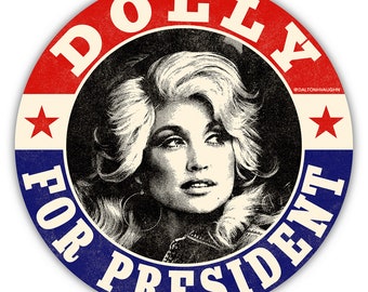 Dolly for President Png | Etsy