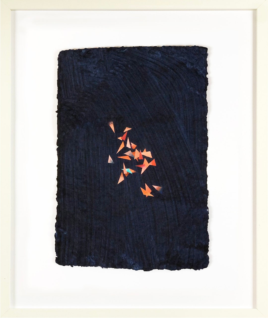 Indigo With Falling Orange - Etsy