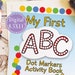 Do a Dot Markers ABC Activity Coloring Book, Personalized Alphabet Dot ...