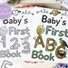 DIY ABC + Shapes and Colors Book Bundle, Alphabet Letters Coloring ...