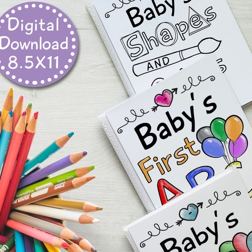 Baby's First Shapes and Colors Book Instant Download - Etsy