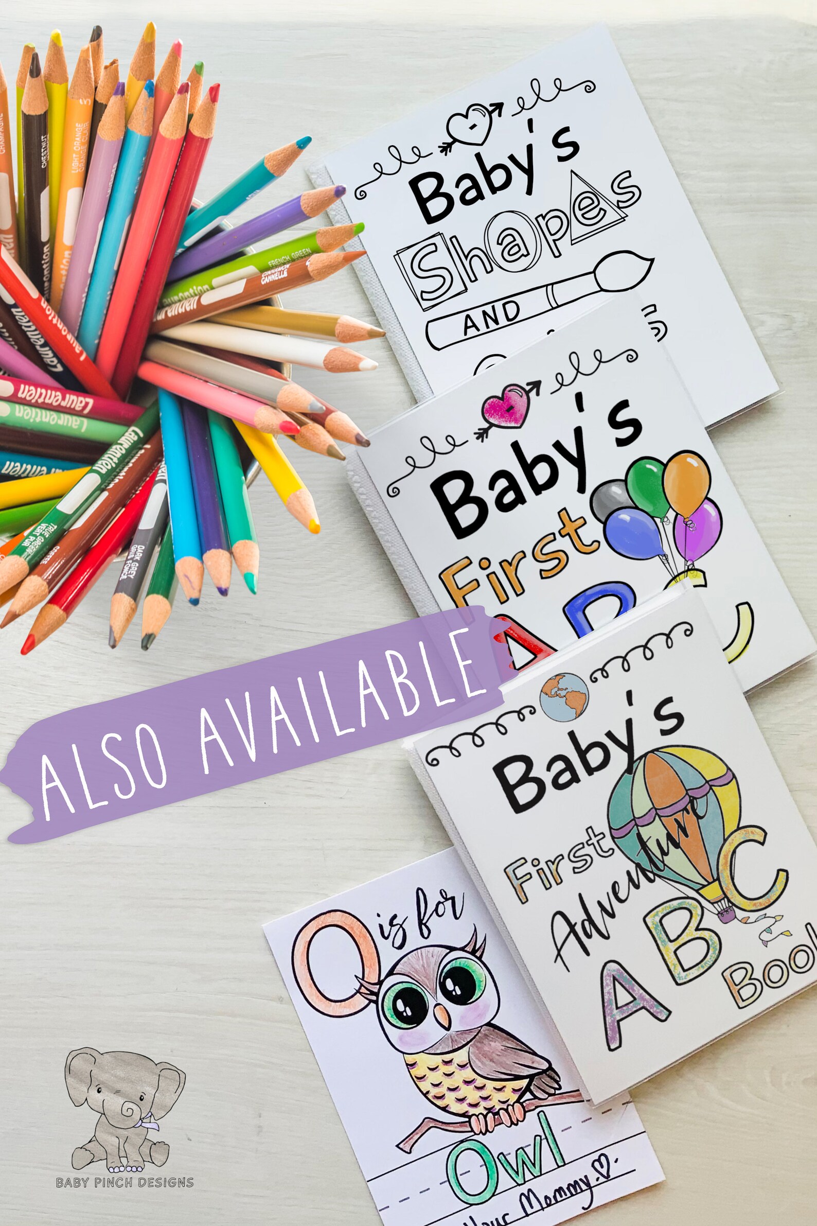 Book Themed Baby Shower ABC Book Fun First Alphabet Activity - Etsy