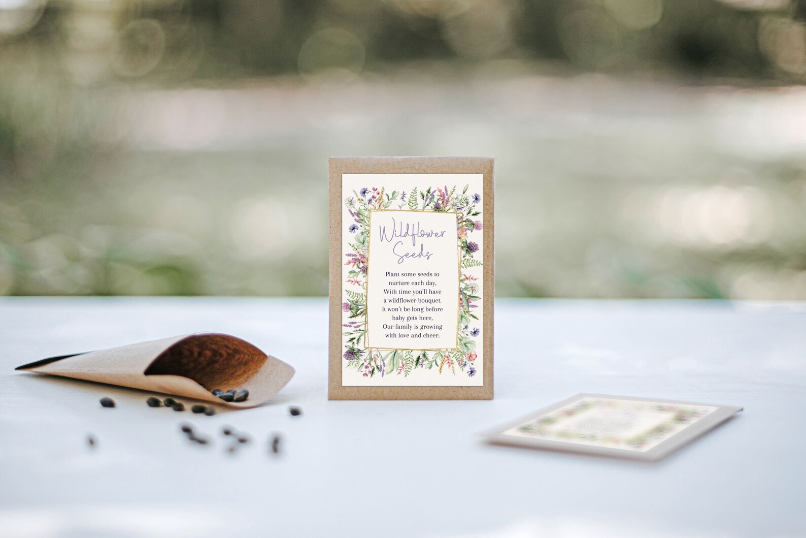 Little Wildflower is on the Way, Baby Shower Entrance Sign, Baby Shower ...