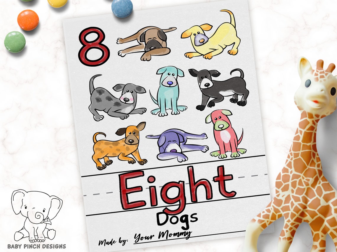 Baby's First Numbers Coloring Book A Fun and Memorable - Etsy