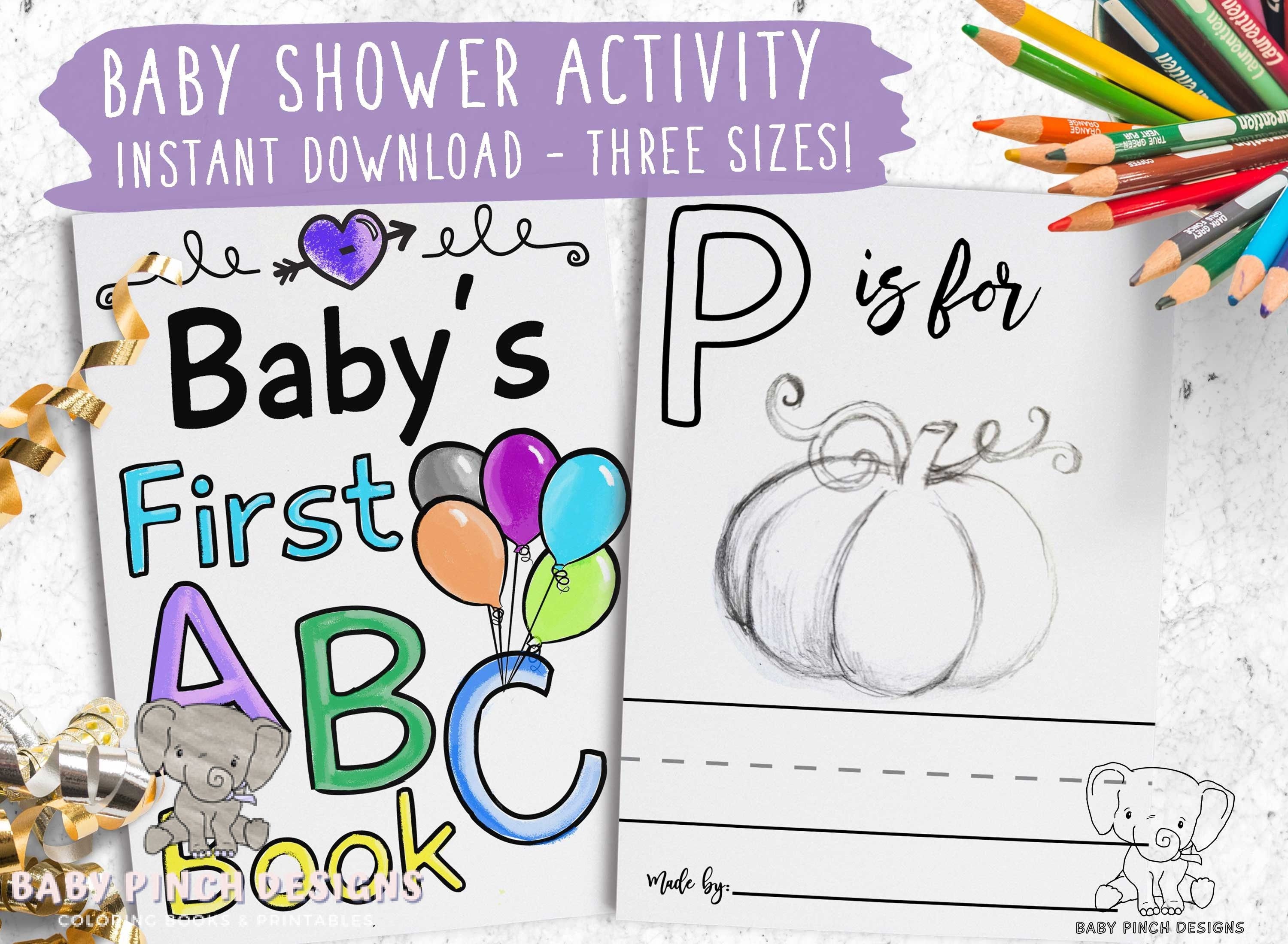 ABC Blank Alphabet Template | DIY Alphabet Cards| Coloring Pages | Baby ...
