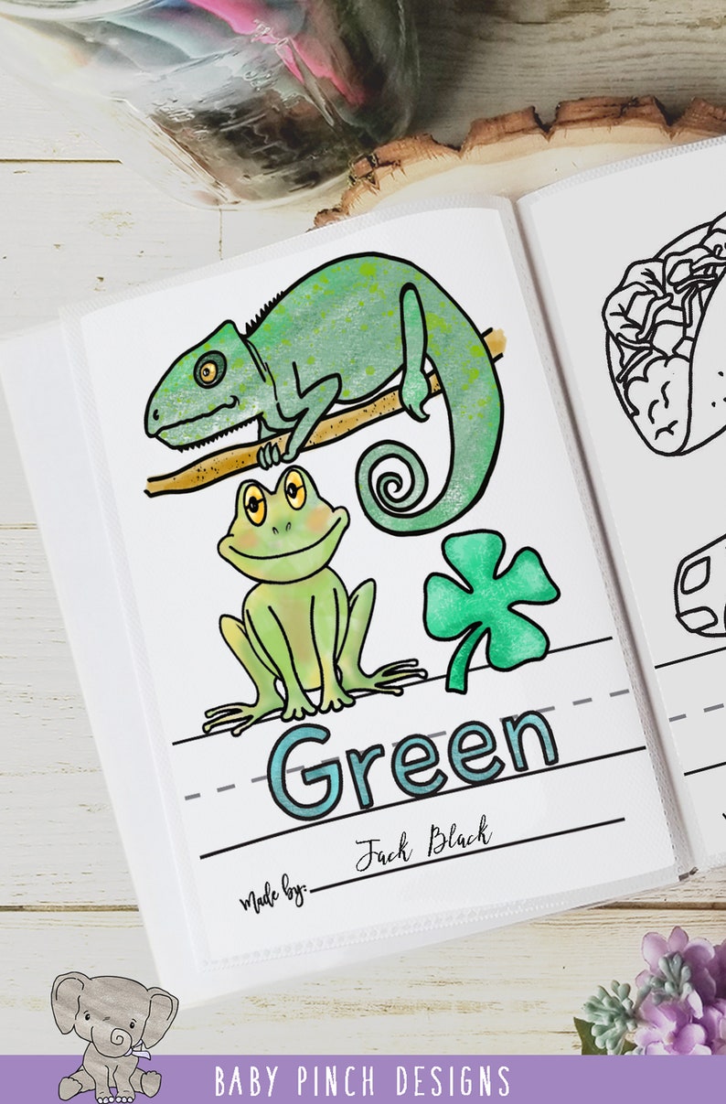 DIY ABC Shapes and Colors Book Bundle Alphabet Letters - Etsy