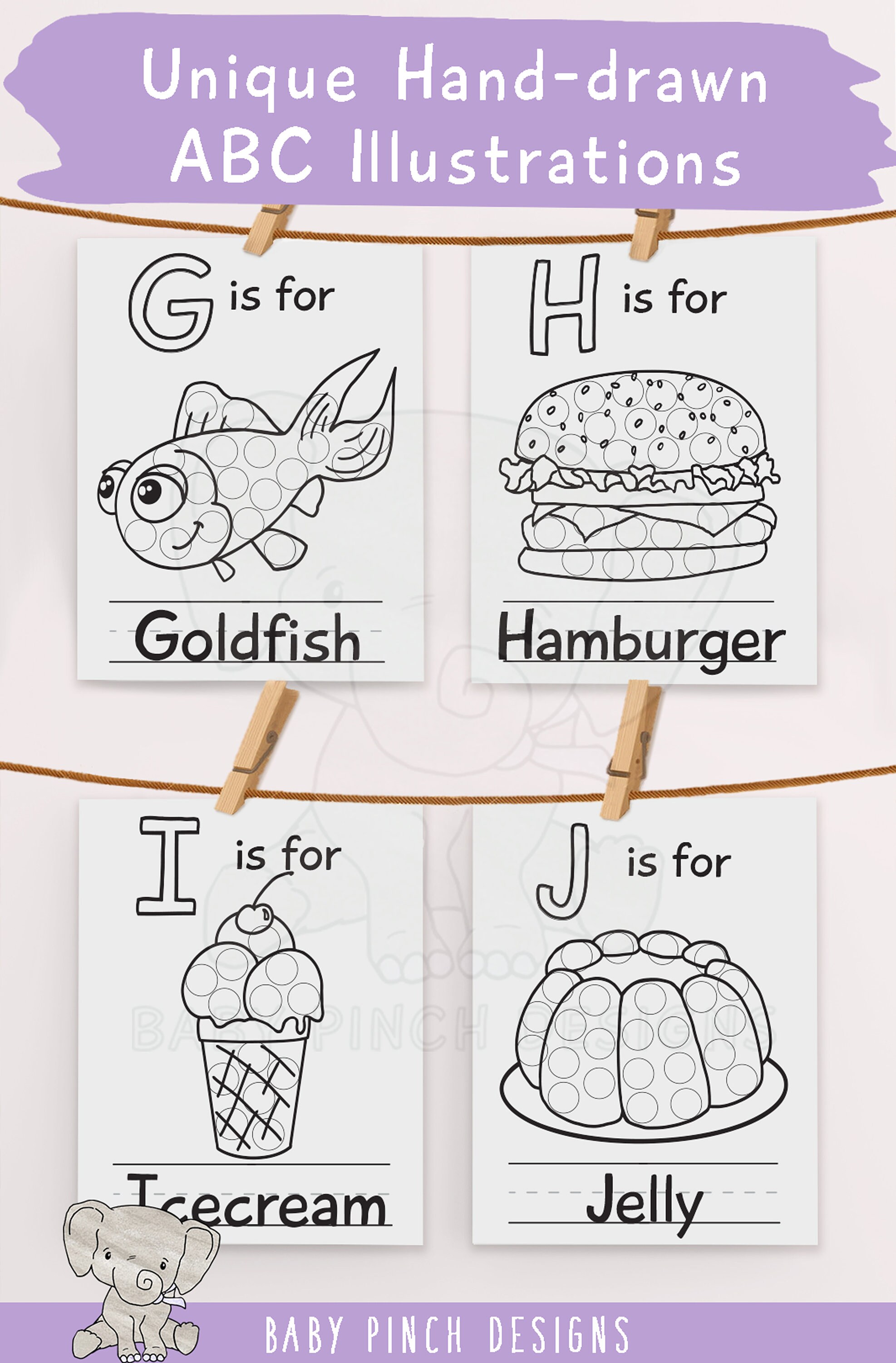 Do a Dot Markers ABC Activity Coloring Book, Personalized Alphabet Dot ...
