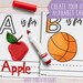 ABC Blank Alphabet Template | DIY Alphabet Cards| Coloring Pages | Baby ...