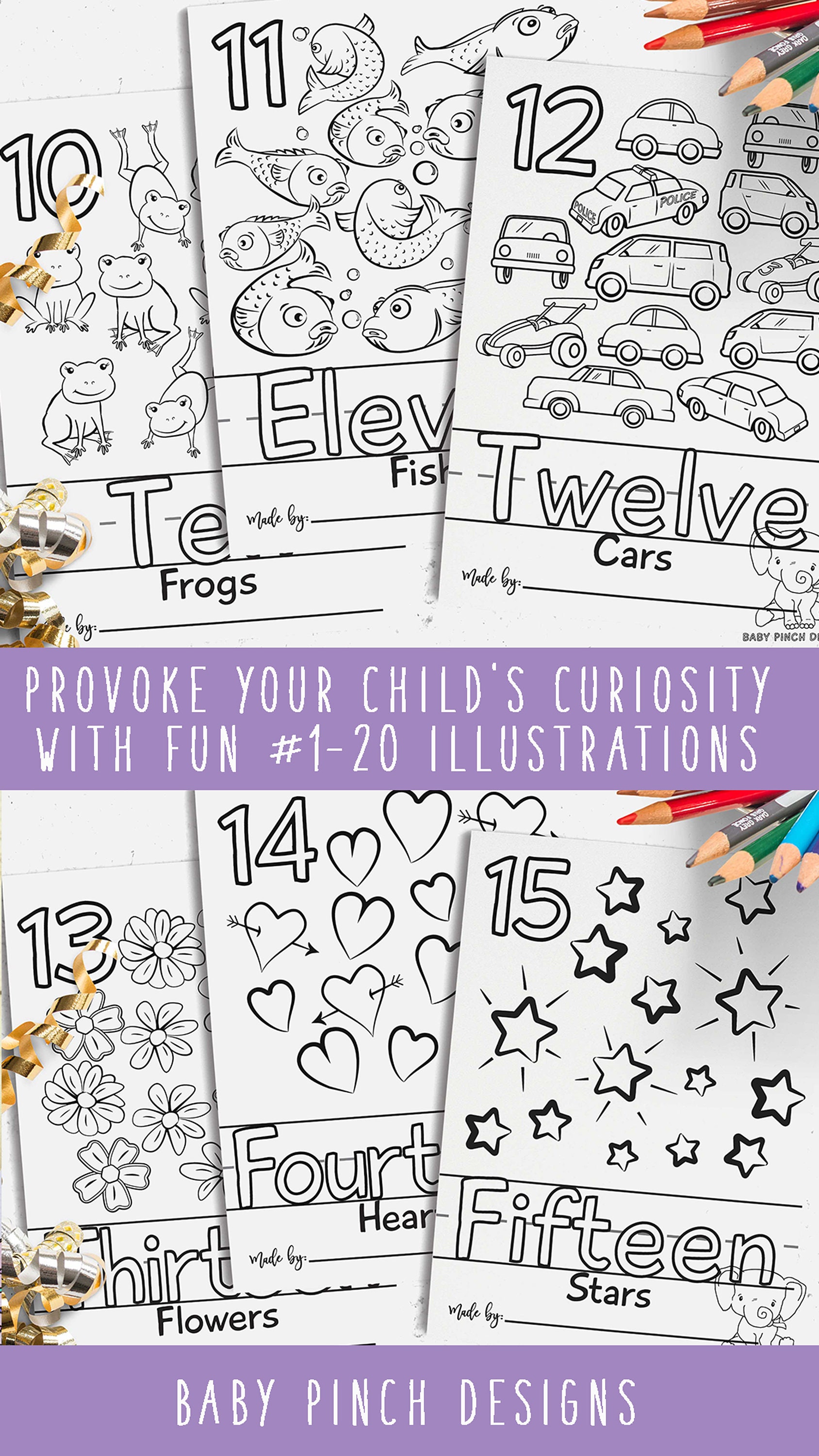 DIY Triple Book Bundle I, 8.5X11 Digital Download, Includes Shapes and ...