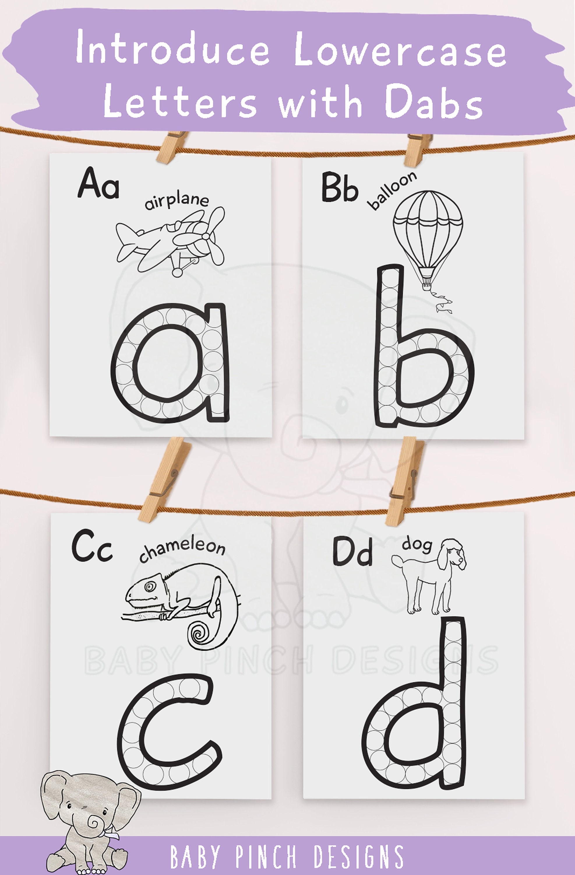 Do a Dot Markers ABC Activity Coloring Book, Personalized Alphabet Dot ...