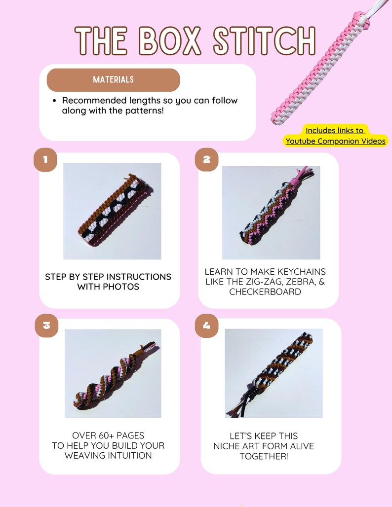 The Box Stitch and Beyond: the Intermediate Guide to Lanyard ...