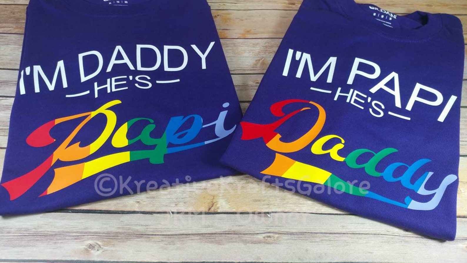 Two Dads I'm Daddy He's Papi Two Dads I'm Papi - Etsy
