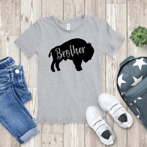 Brother Bison Family Shirts Family Buffalo Shirts Family Bison Shirt ...