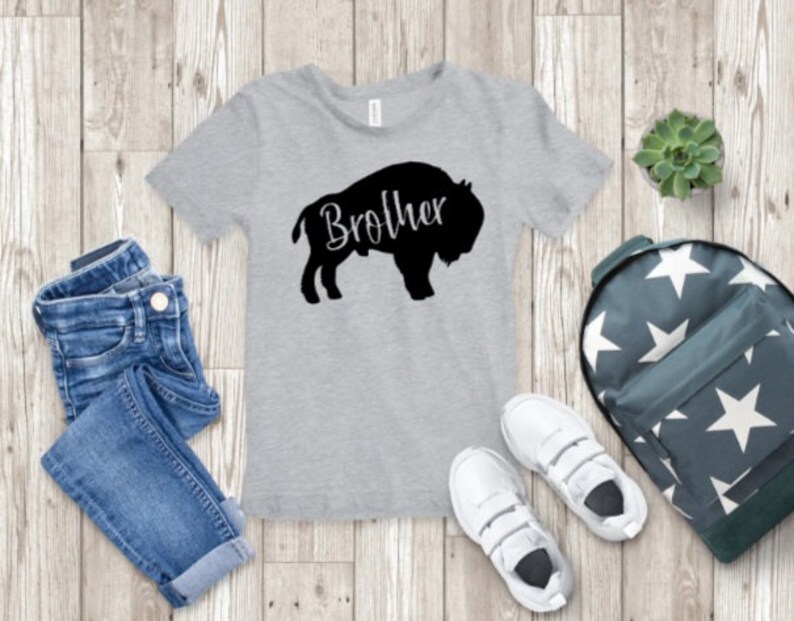 Brother Bison Family Shirts Family Buffalo Shirts Family Bison Shirt ...