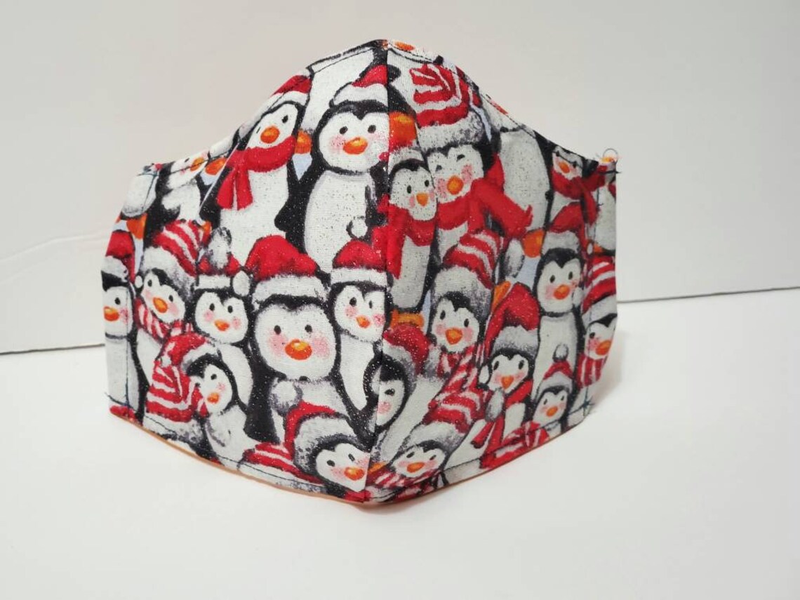 Christmas Face Masks Christmas Masks Masks for Christmas | Etsy