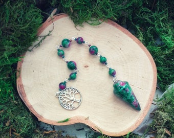 Ruby Pendulum | Etsy