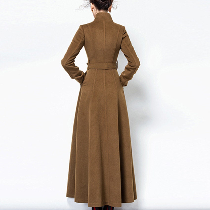 Women Long Full Length Wool Jacket Warm Cozy Coat Plus Size - Etsy