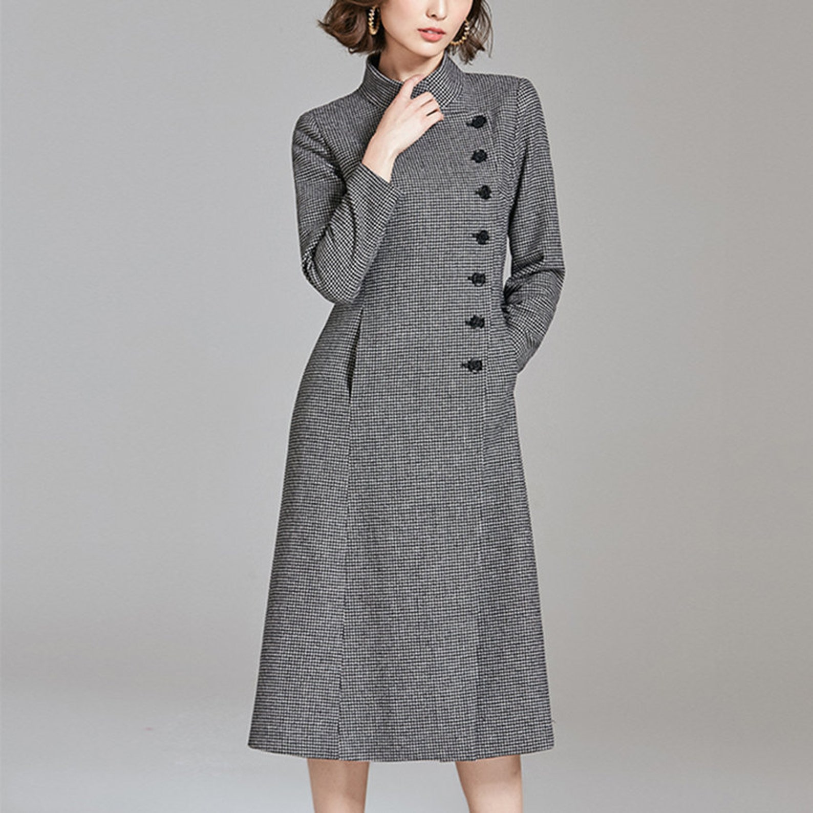 Autumn Winter Wool Jacket Women Wool Coat Plus Size Winter - Etsy