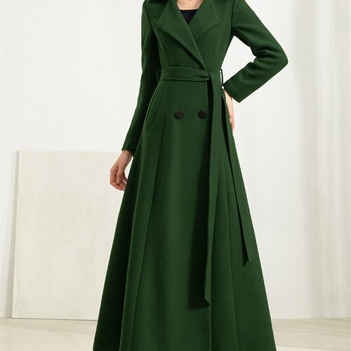 Women Long Full Length Wool Jacket Warm Cozy Coat Plus Size - Etsy