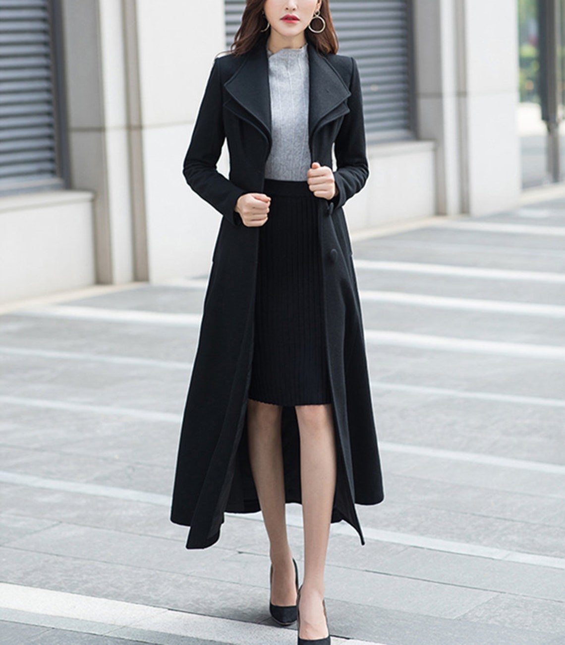 Winter Long Full Length Wool Jacket Warm Cozy Coat Plus Size - Etsy