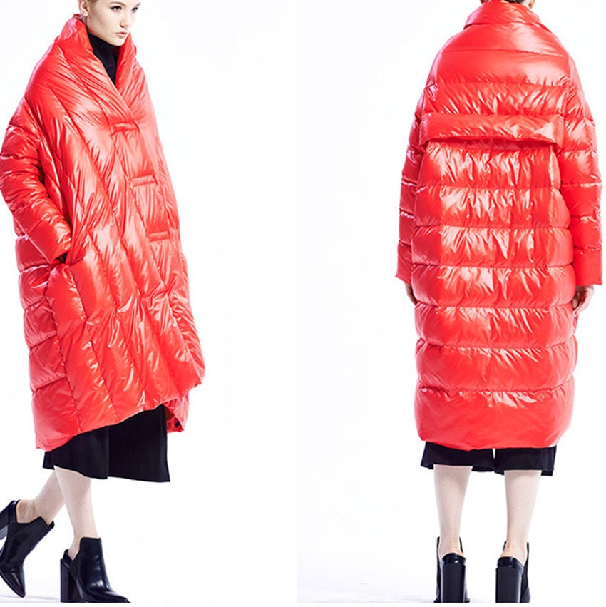 Women Winter Down Coat Long Duck Down Jacket Thick Warm - Etsy