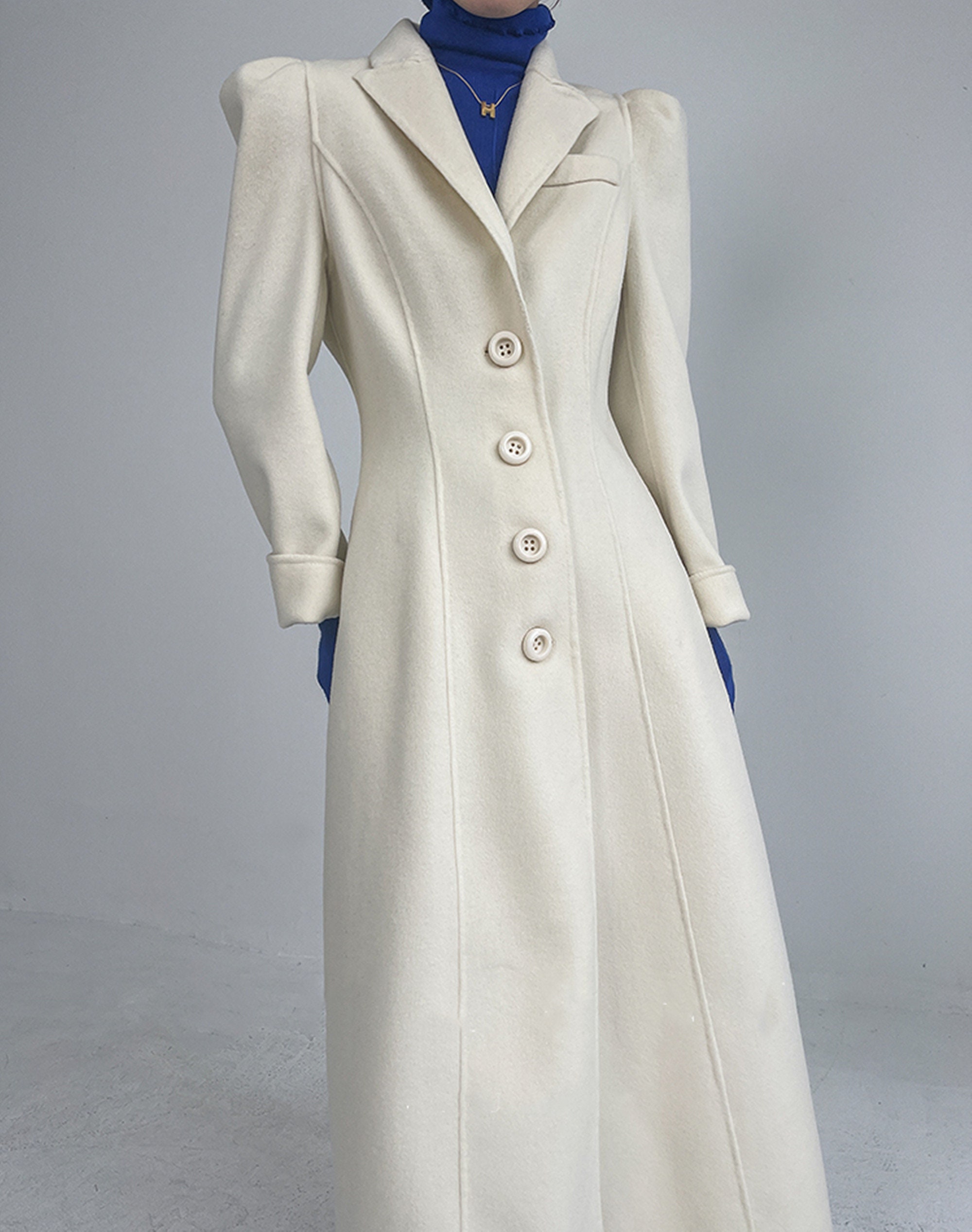 Women Long Full Length Wool Jacketretro Winter Coatplus Size - Etsy