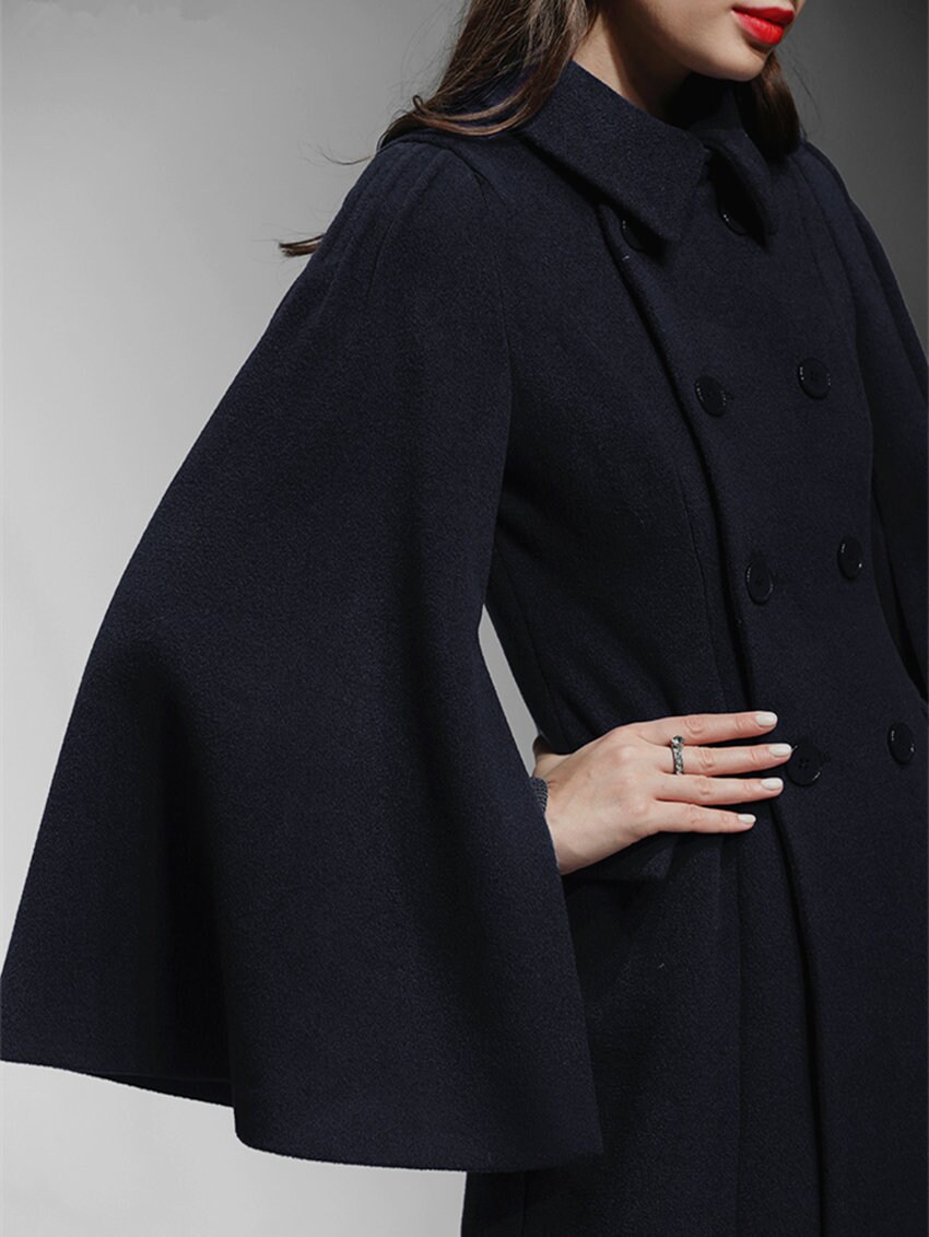 Black Coat Long Length Wool Jacket Warm Cozy Coat Wool Coat - Etsy