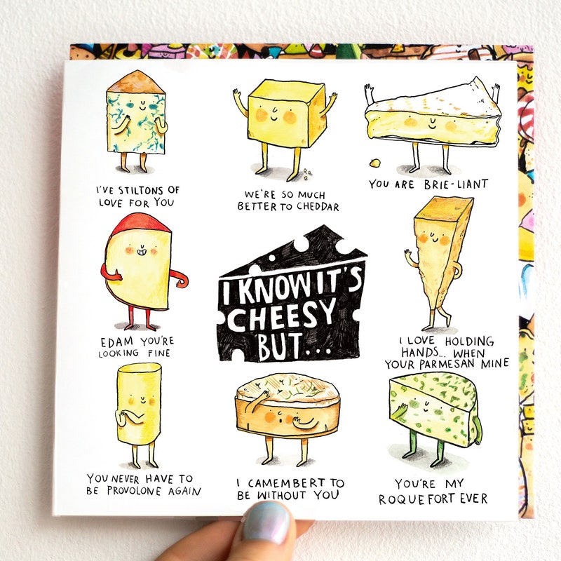 Cheese Card - Etsy