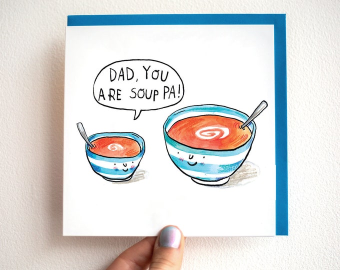 Funny Fathers Day Card - Fathers Day Card - Card for Dad - Funny Card ...