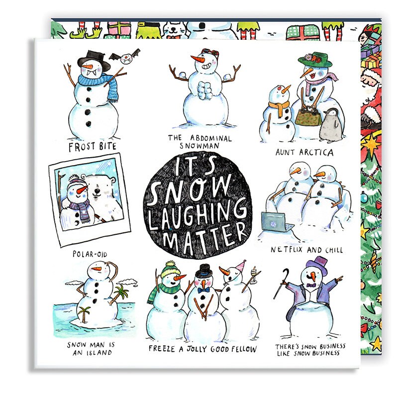 Its Snow Laughing Matter * Snowman * Christmas Cards * Puns * Humour ...