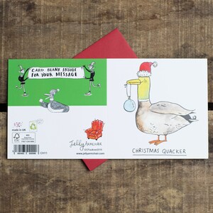 Christmas Quacker - Christmas Card - Greetings Card - Humour - Pun ...