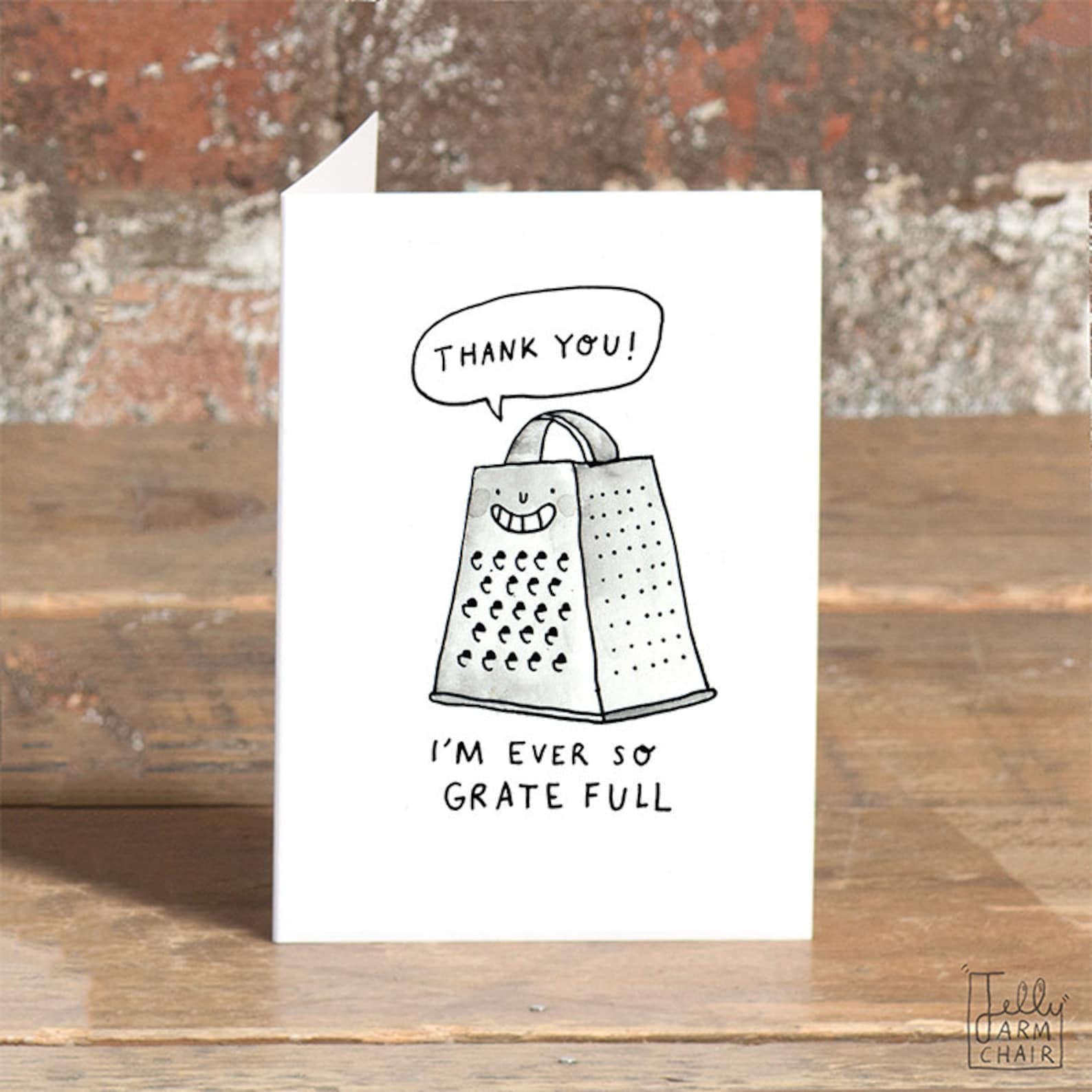 I'm Ever so Grate Full Thank You Card Funny Thank You - Etsy UK