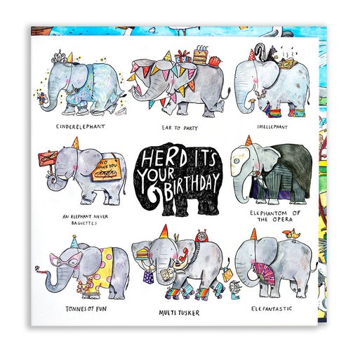 Herd It's Your Birthday Cow Puns Funny Humour - Etsy