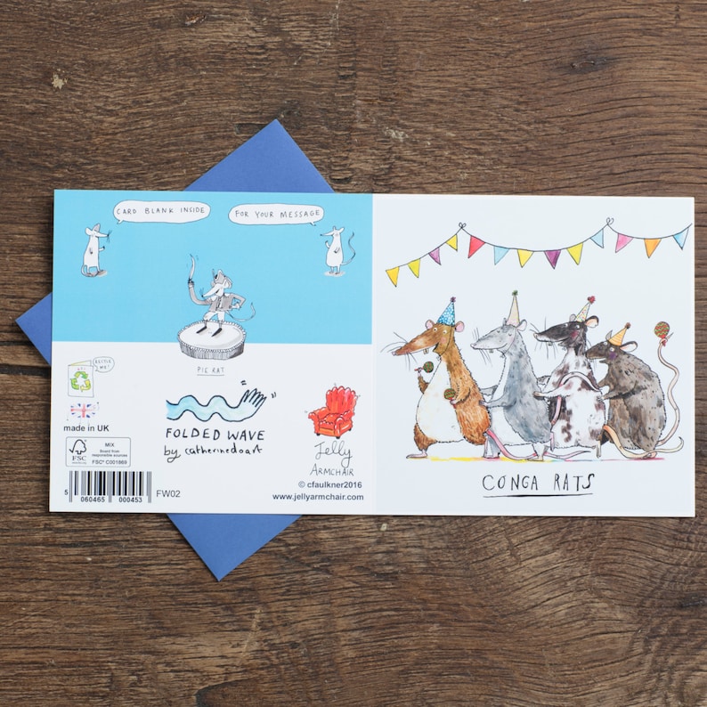 Conga Rats Congratulations Silly Humour Pun Card - Etsy UK